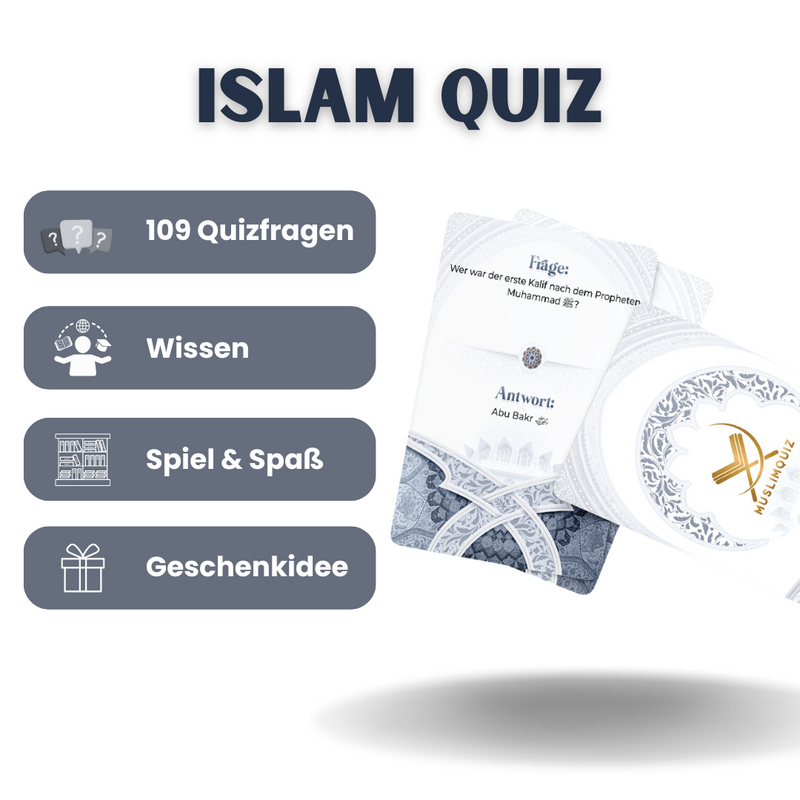 Islam Quiz-Spiel - 107 Quizkarten über den Islam – muslimquiz